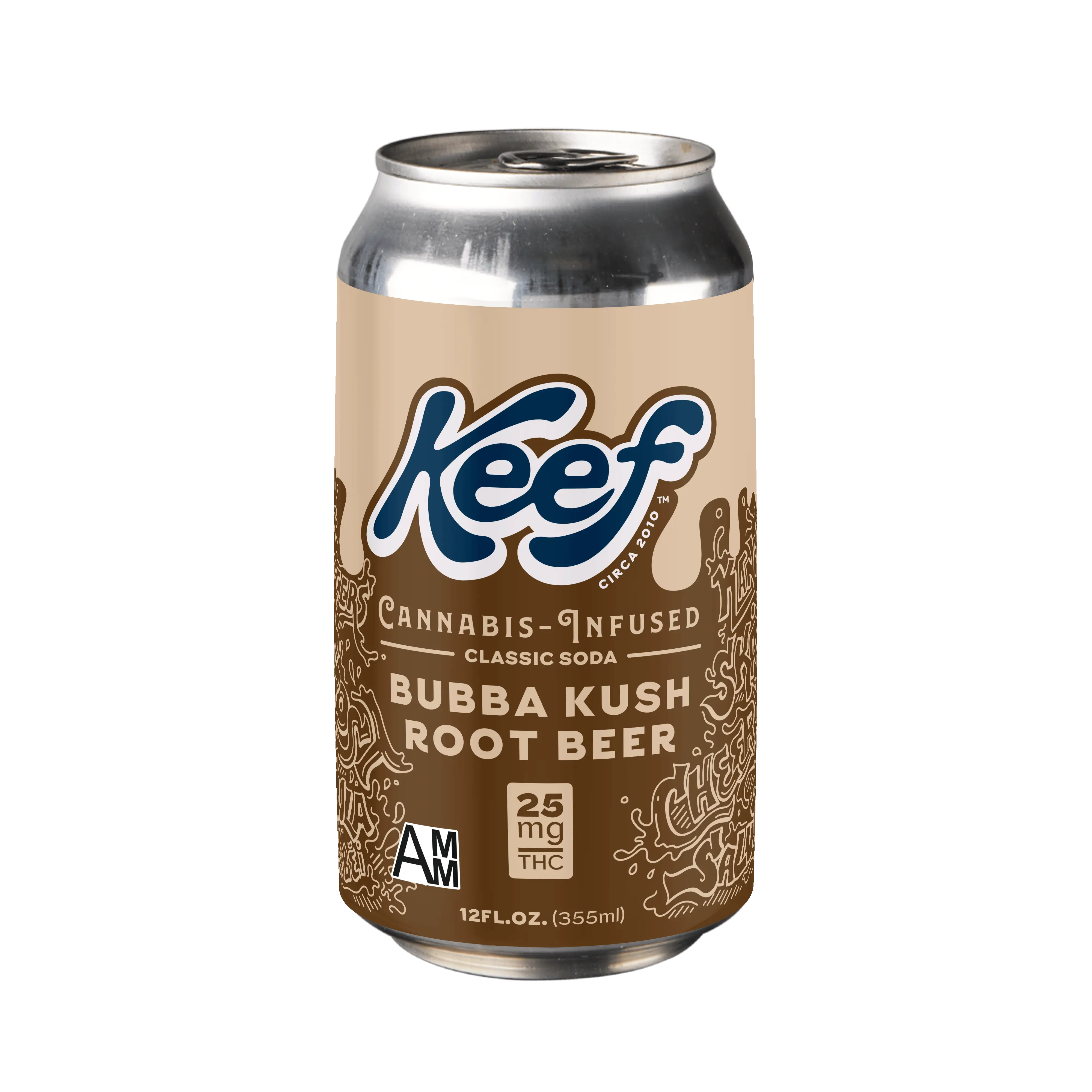 Bubba Kush Root Beer THC Soda by Keef Brands