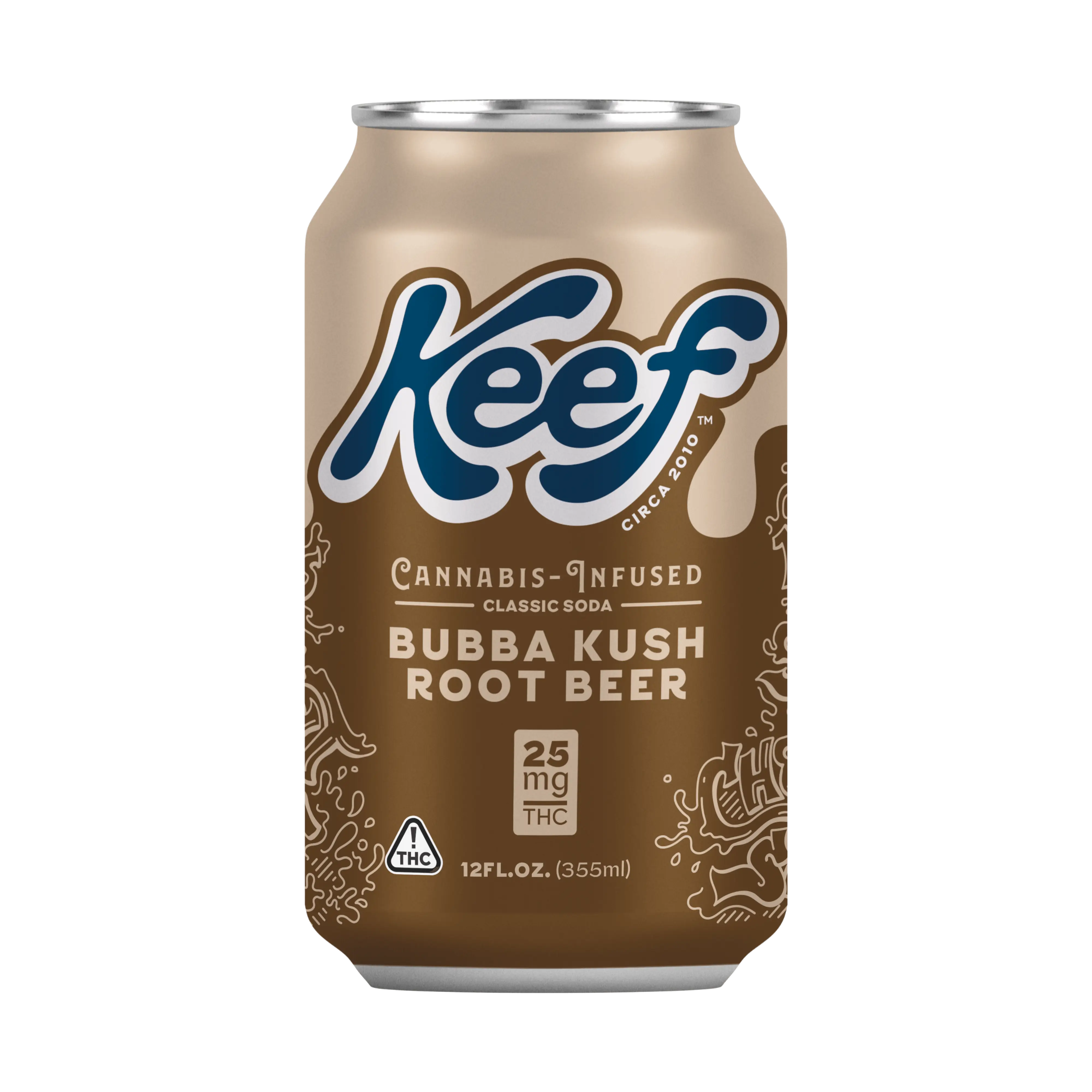 Bubba Kush Root Beer THC Soda by Keef Brands